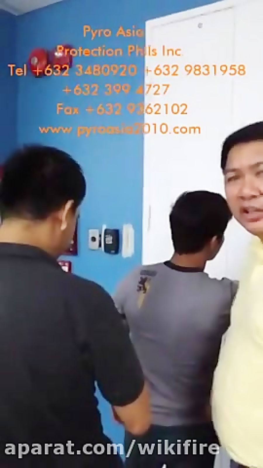 Pyro Asia Actual FM 200 Discharge Test