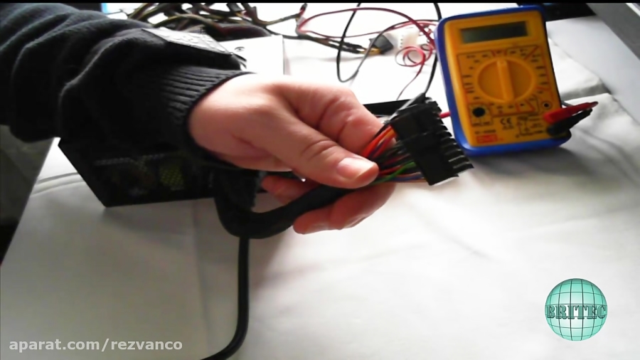 Manually Test a (PSU) Power Supply With a Multimeter by Britec