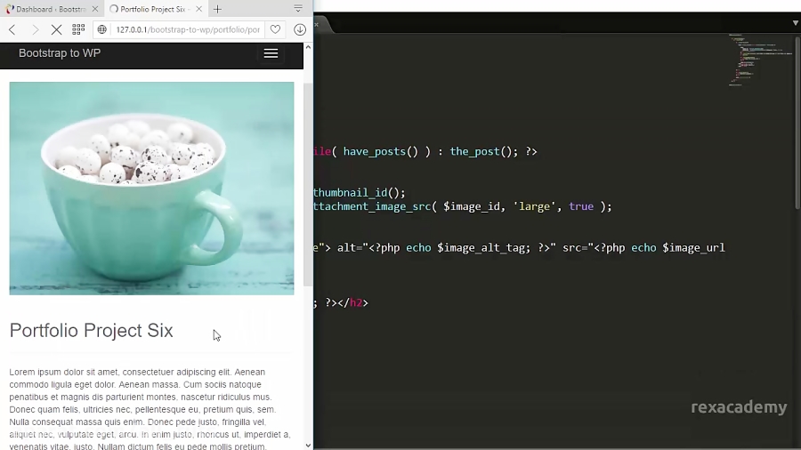#24 How To Create Portfolio Single Page