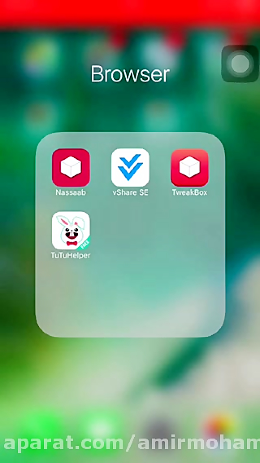 اموزش نصب برنامه ی tutu helper برای ios
