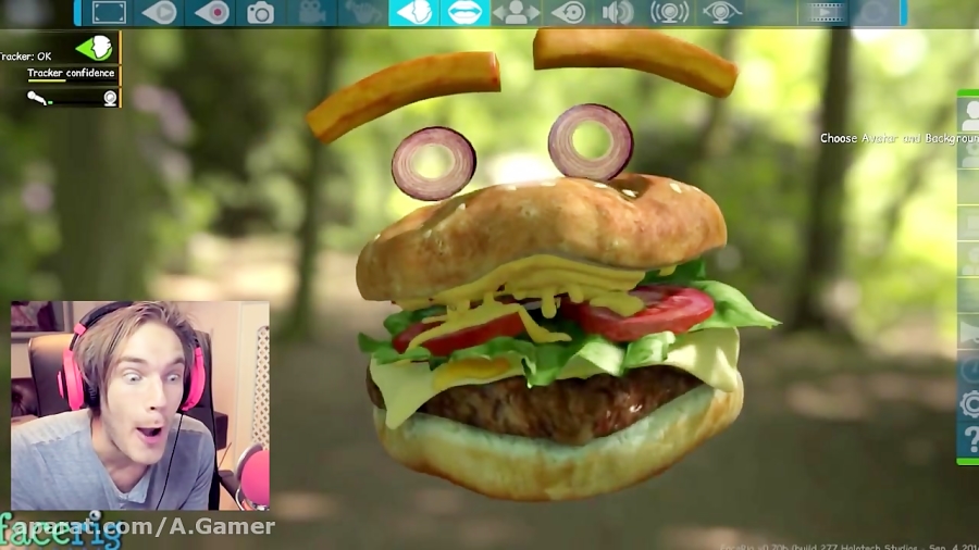 FaceRig - What If You Were A Hamburger? - Part 1
