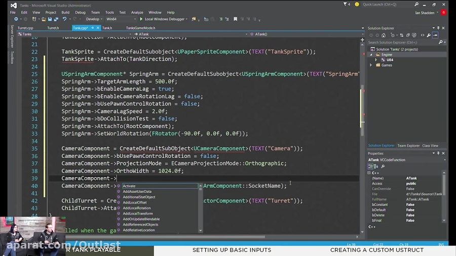 C Tanks vs Zombies | 02 | Live Training | Unreal Engine