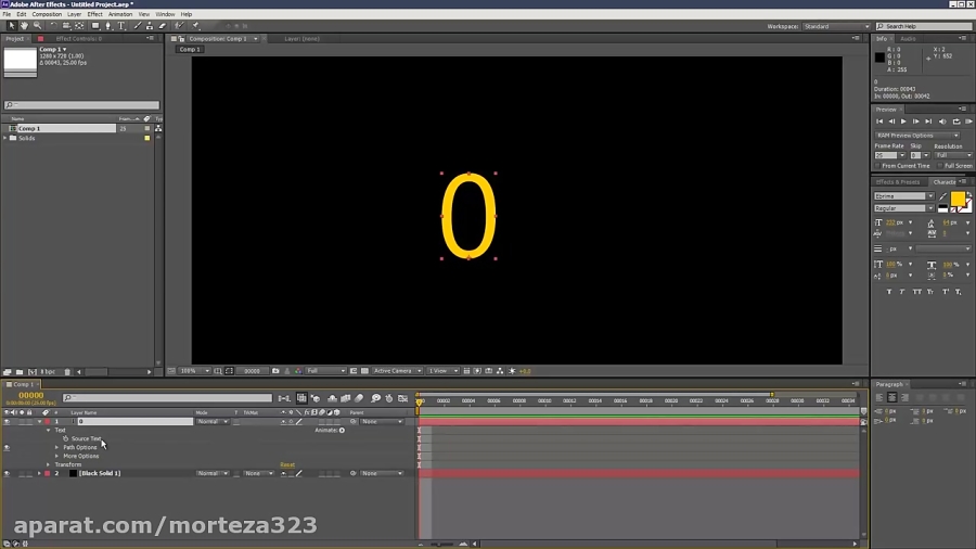 After Effects Tutorial: Number Counter (Intermediate)