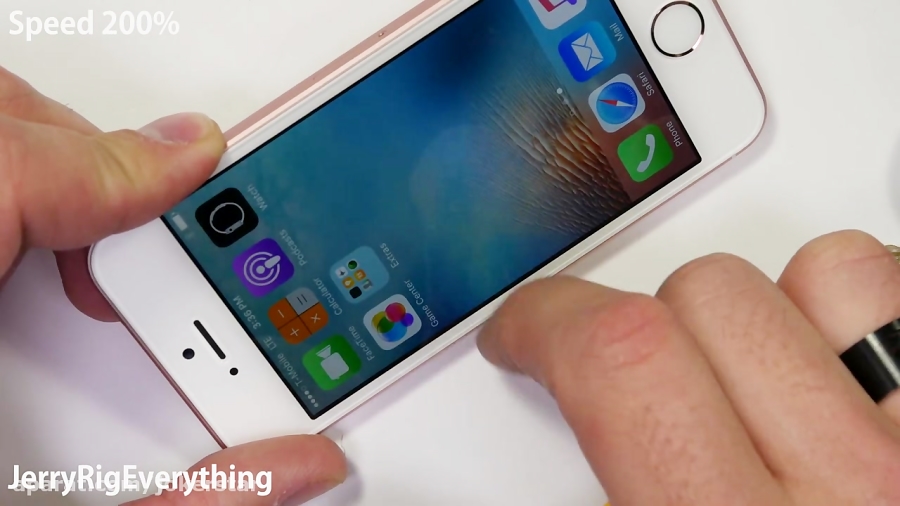 NEW iPhone SE - Bend Test - Scratch Test - Burn Test