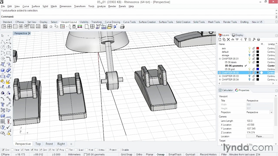 دانلود آموزش راینو تنظیمات پریفنسز Rhino preferences