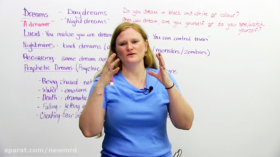 How to talk about DREAMS in English