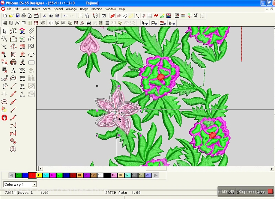 How To Make Computer Embroidery Design (pat-2) || Embroidery Machine Design