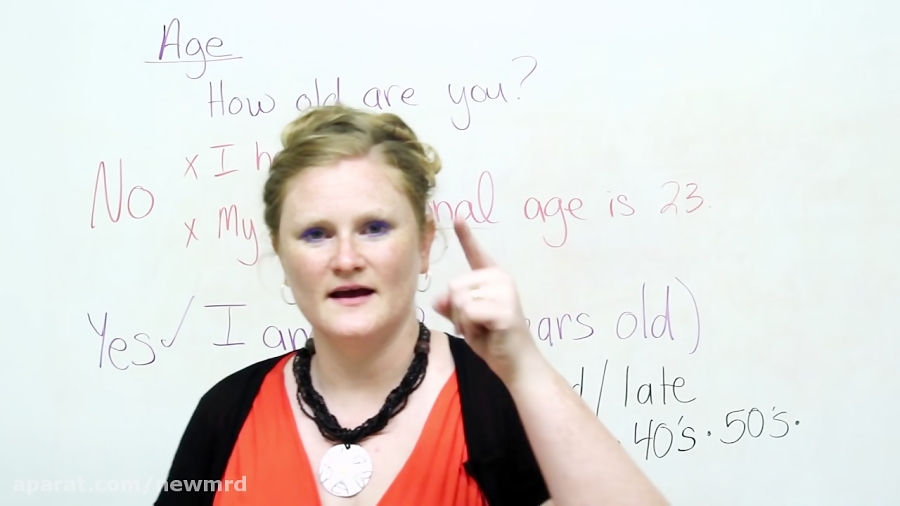 Speaking English - Talking about your age