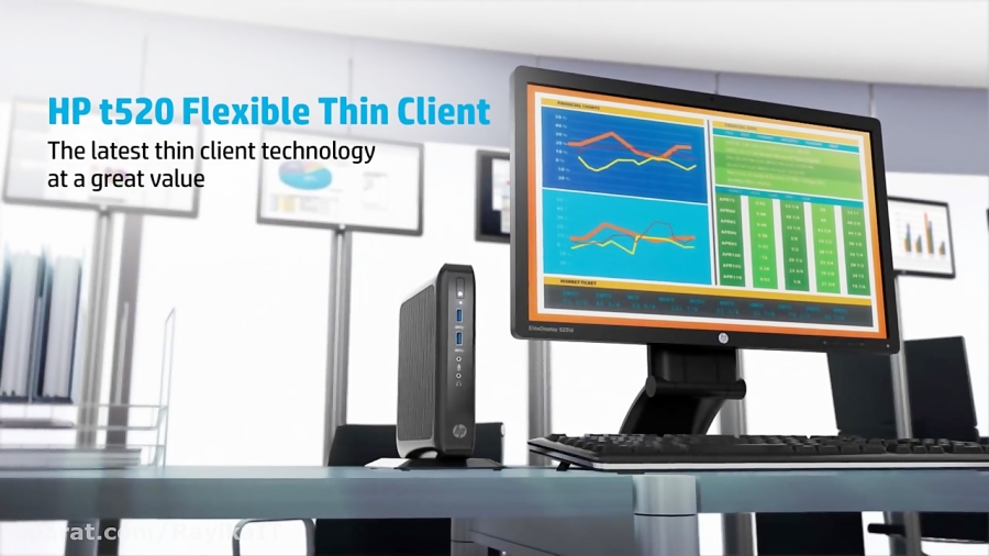 HP t520 thin client demo