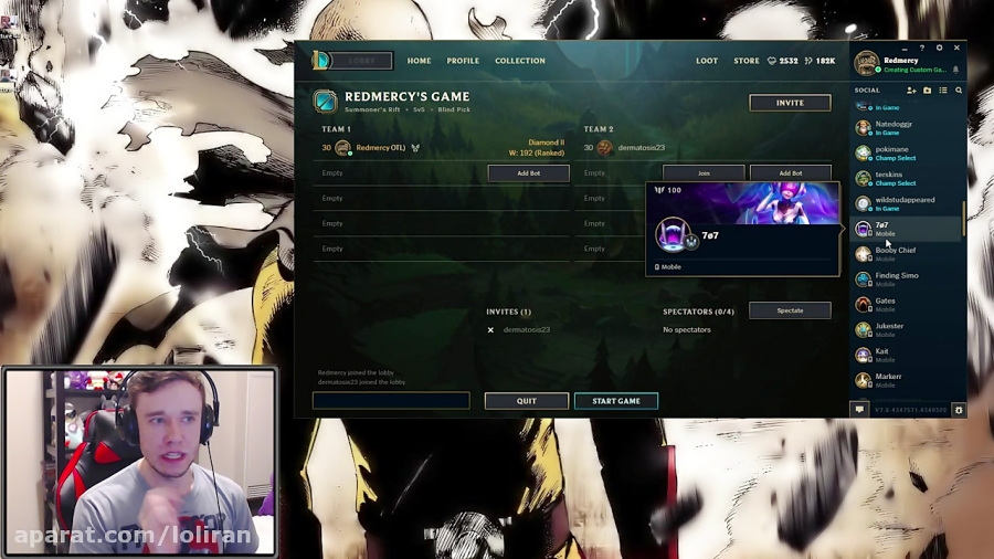 REDMERCY VS SCRIPTER/HACKER | $100 1v1 SHOWDOWN!! - League of Legends