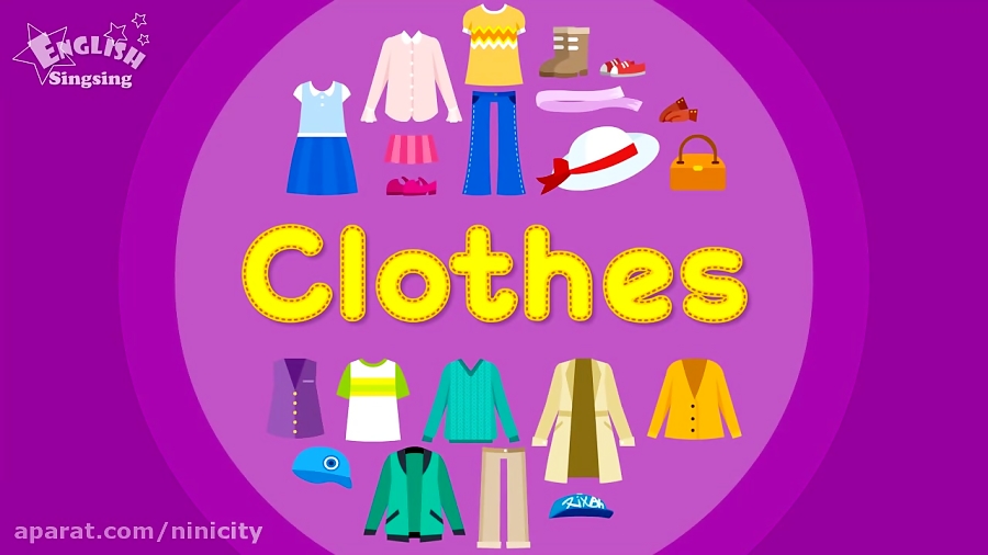 Kids vocabulary - Clothes - clothing - Learn English for kids - English ...