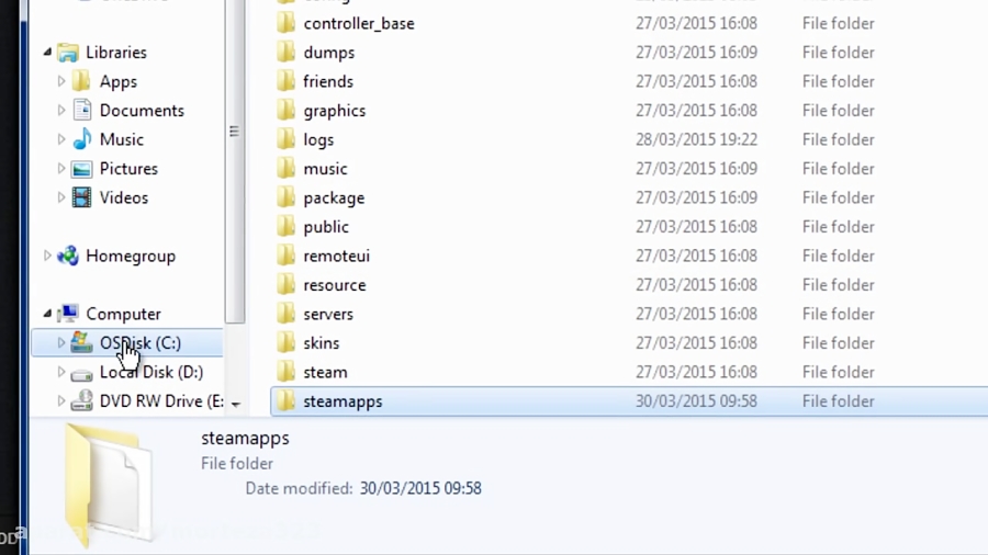 How To Find Your Steam / Steamapps Folder 2017 - Default Steam Game ...