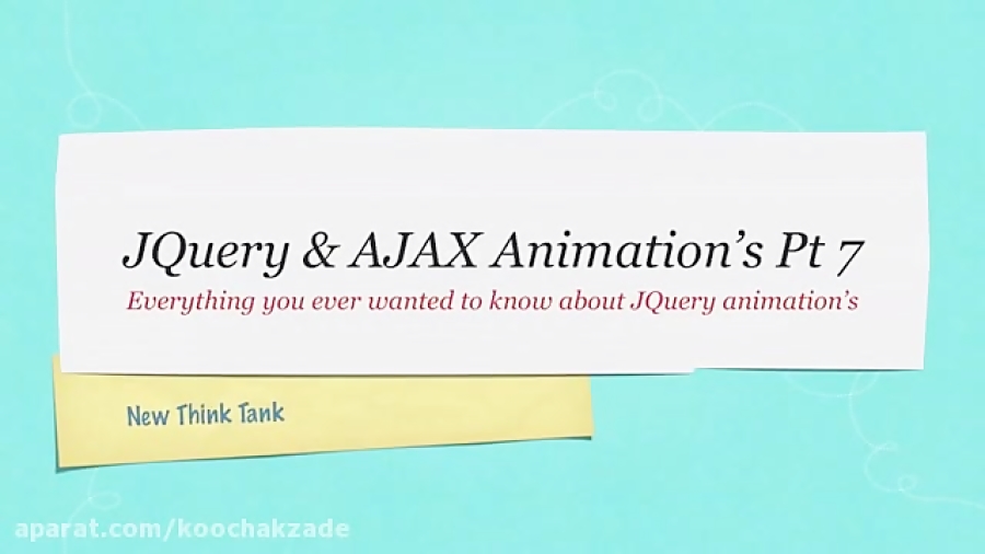 Learn JQuery AJAX Pt 7.mov
