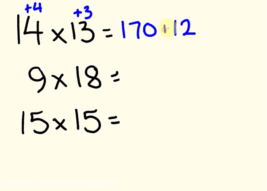 Fast Mental Multiplication Trick - multiply in your head using base 10