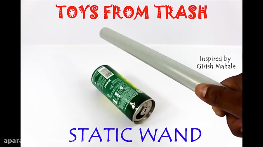 STATIC WAND | ENGLISH | Fun with Static Electricity!