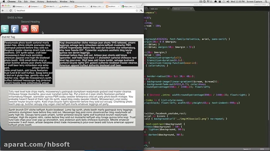 Compass Tutorials #6 - Sprites In Compass