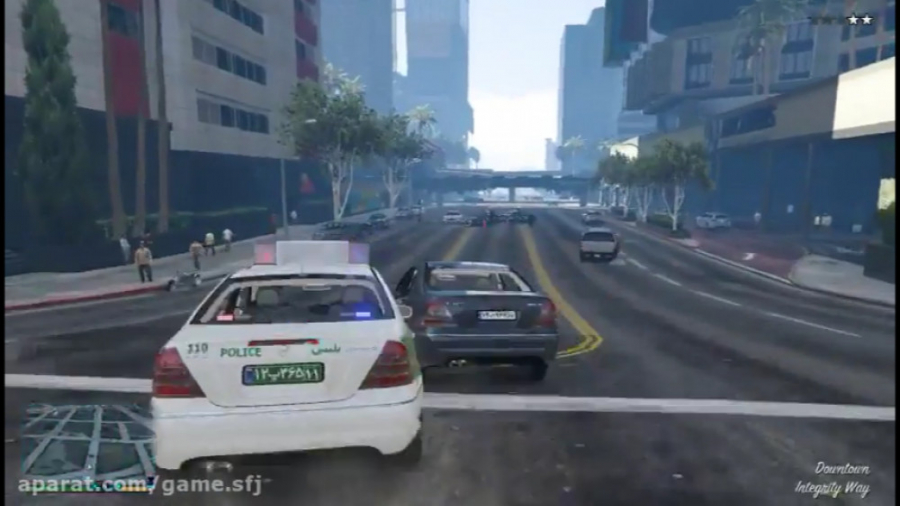 ماشین پلیس ایران در Gta Vمود