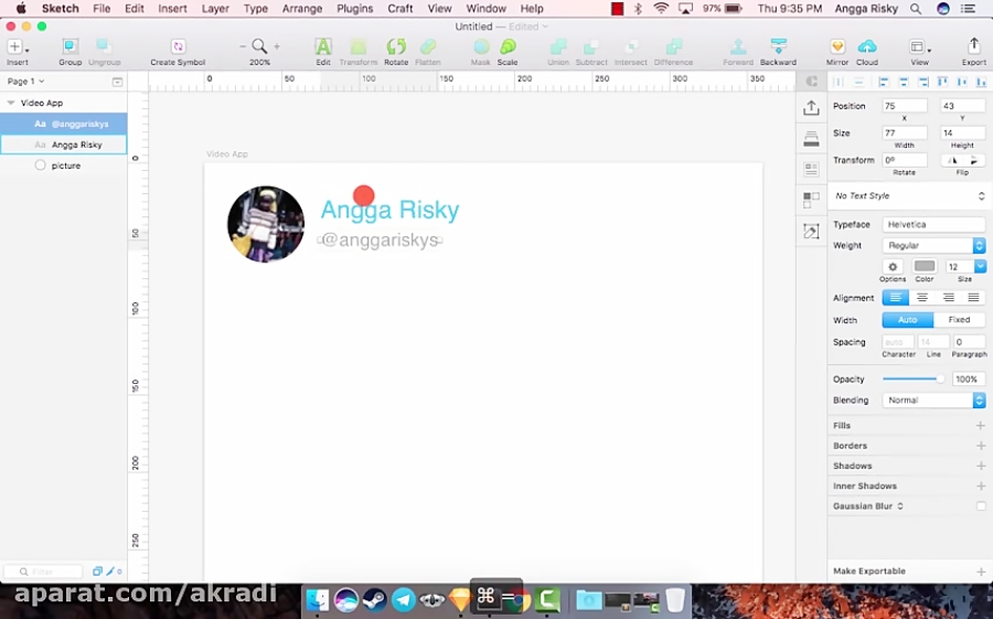 Android Studio UI Design Instagram Video Tutorial