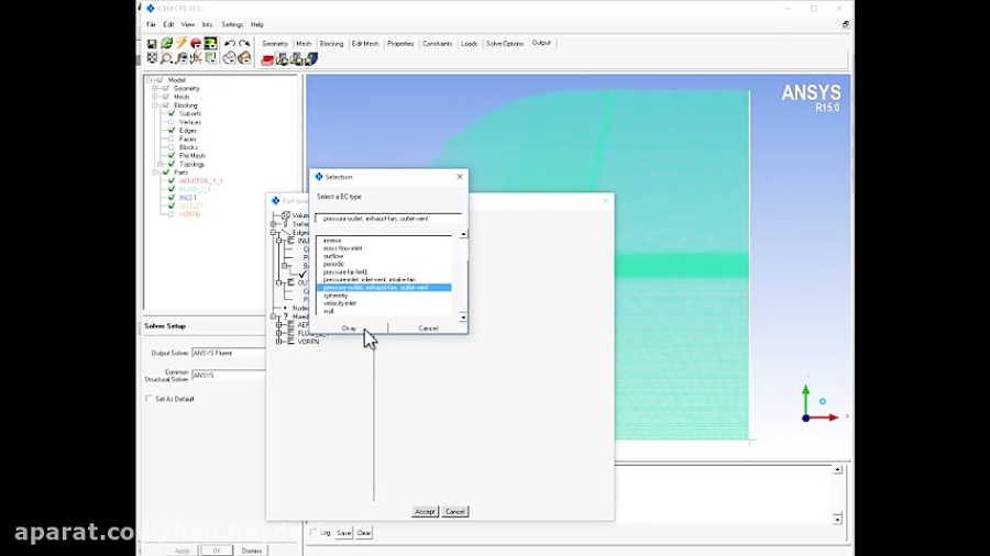 Icem Cfd 2d Airfoil Meshing Naca12 Aerofoil
