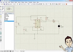 Simple LDR circuit simulation in proteus