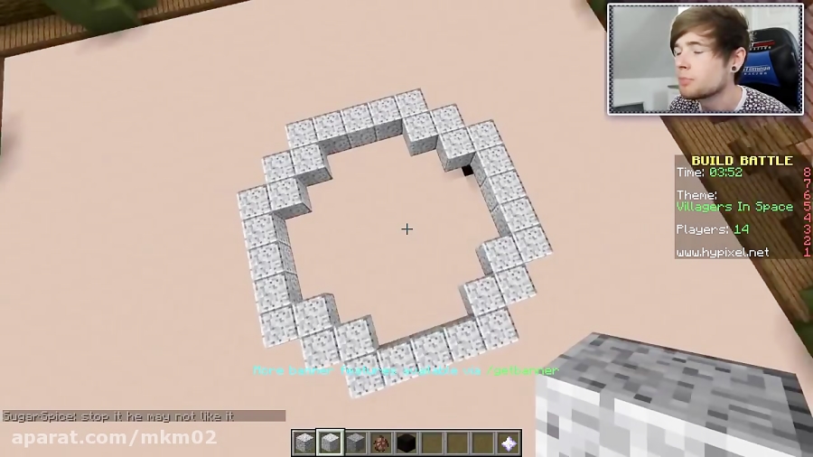 Minecraft | VILLAGERS IN SPACE!! | Build Battle Minigame