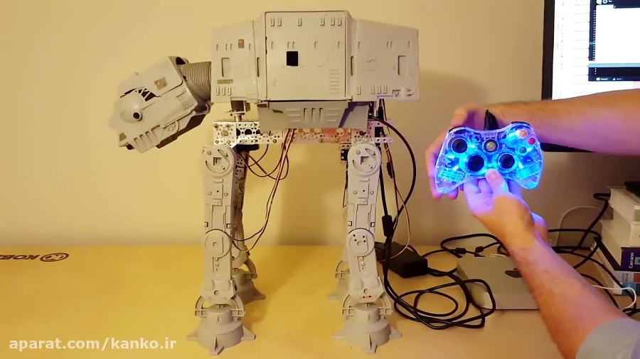 Remote controlled AT-AT Walker via Arduino Uno and Xbox 360 Controller