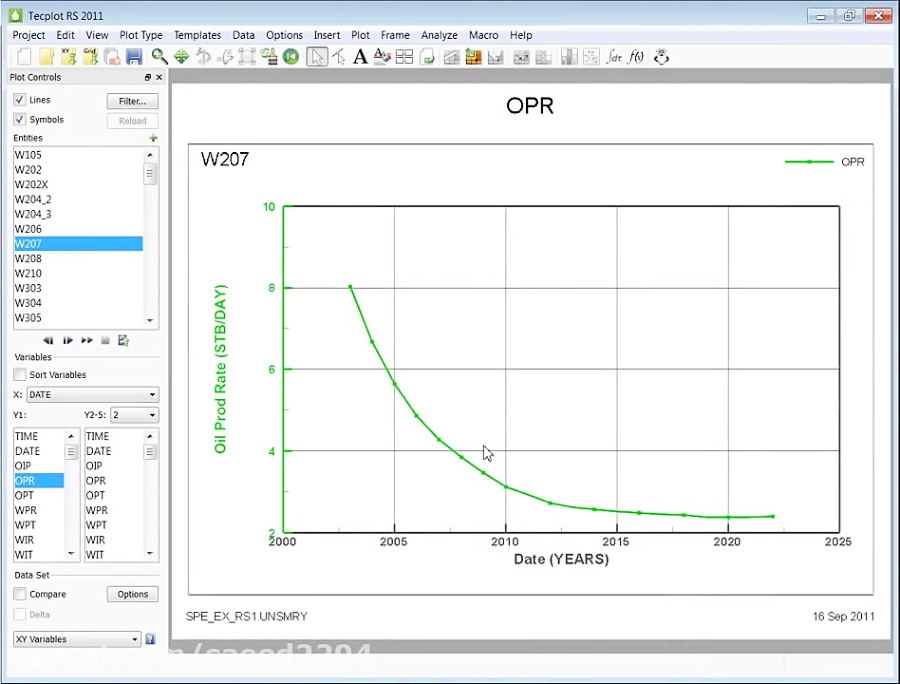 Tecplot RS: Comparing Datasets