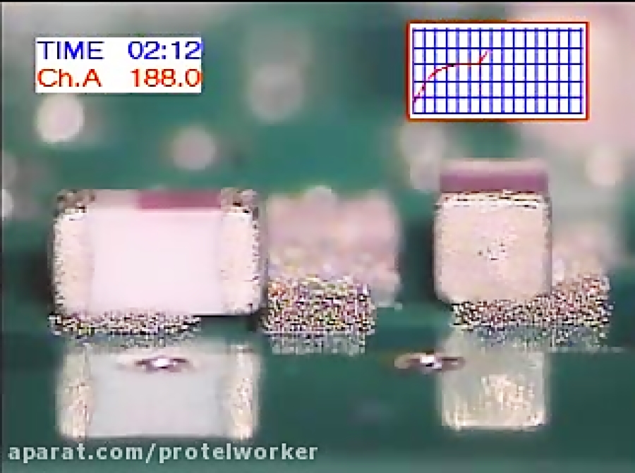 SMT : Sample #05 Tombstone defect 002