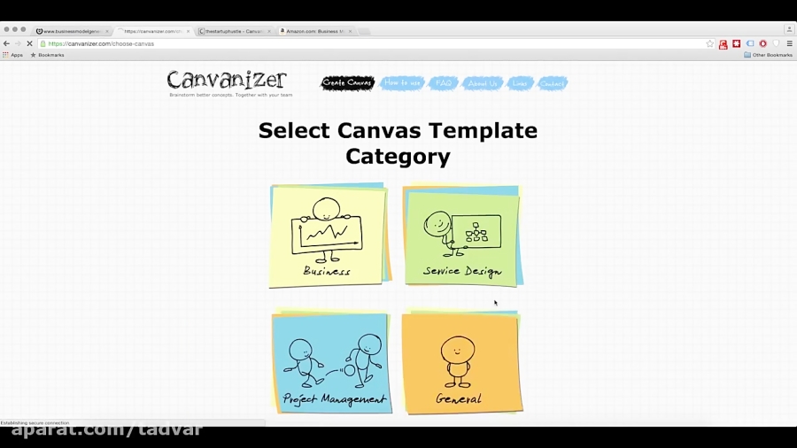 How to Create a 1 Page Business Plan - Canvanizer Business Model Canvas Tutorial