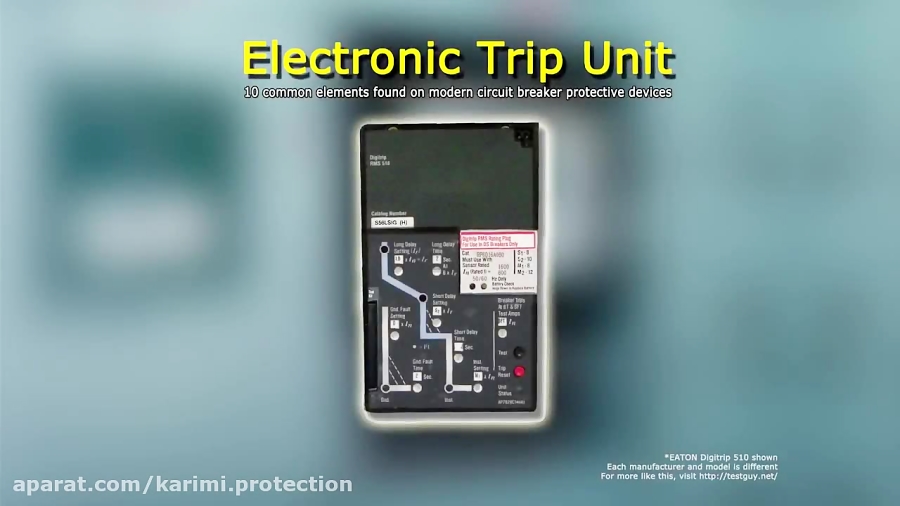 Circuit breaker electronic trip unit explained