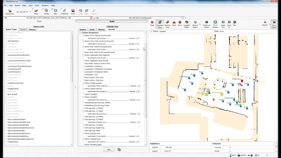 Using Custom Responses to Understand the Mobile Robot status - Quick ...