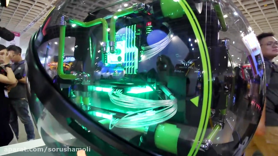 EPIC Custom Water Cooled Gaming PC Builds - In Win Booth Computex 2017