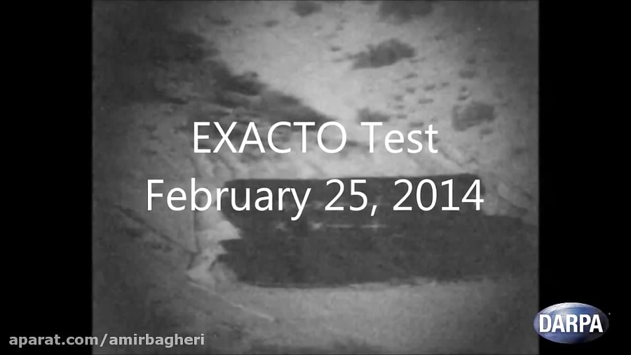 DARPA EXACTO Test - Self-Guided .50-cal Rounds
