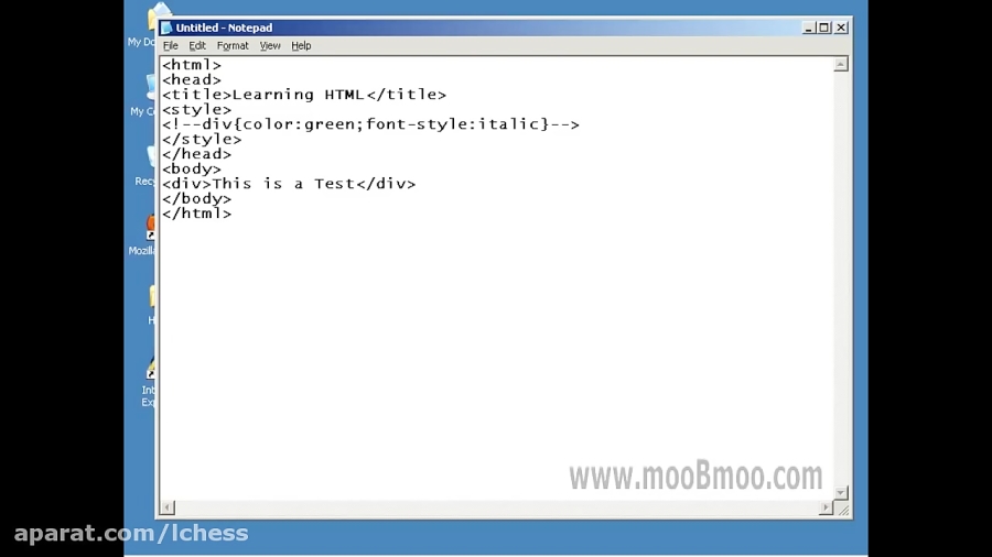 mooBmoo - CSS E1 - 004 آموزش کاملا فارسی سی اس اس درس