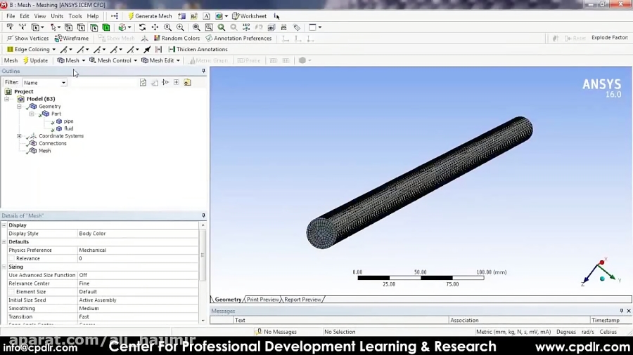 CFD Simulation of The Water Flow Passing Through a Converging Pipe ...