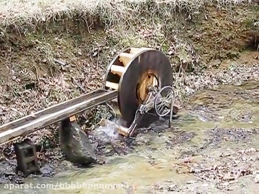water wheel generator