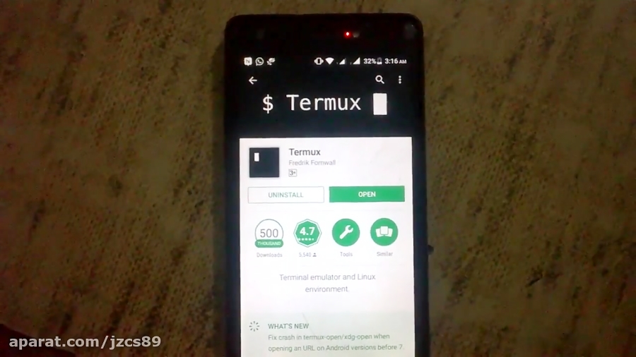 Laravel 5.4-install laravel in android mobile