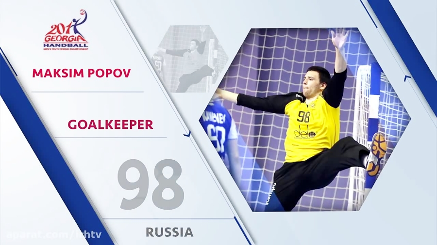 Maksim Popov (RUS) - All-star goalkeeper | IHFtv - Georgia 2017 Men's Youth