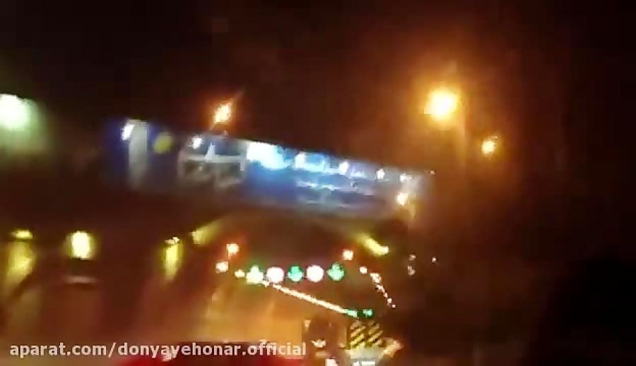 صدای فوق العاده ی لامبورگینی اونتادور در تونل رسالت