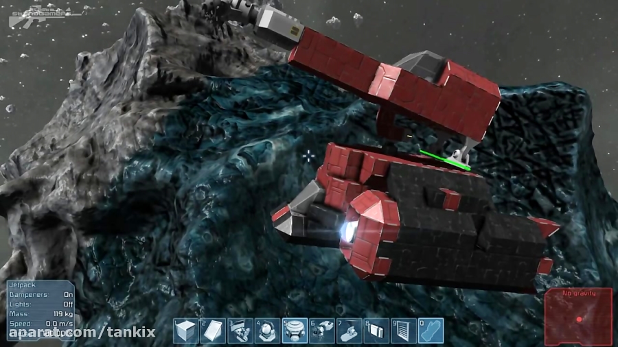 Space Engineers - Rotational Motorised Mining Turrets