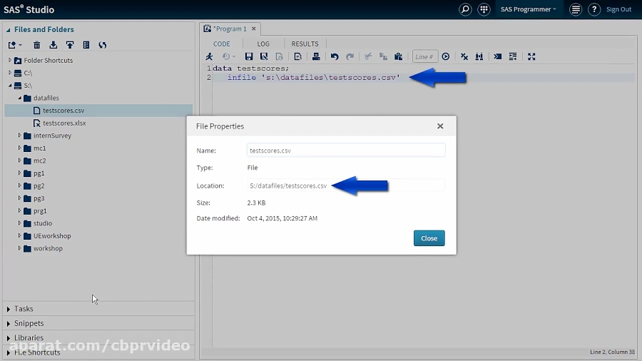 5 Creating a SAS Table from a CSV File - How To Tutoria