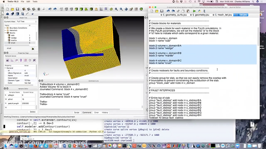 PyLith Tutorial - Meshing: Boundary Conditions