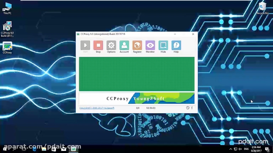 آموزش نرم افزار CCProxy