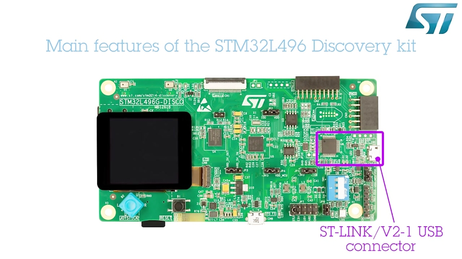 Getting started with the STM32L496G discovery kit