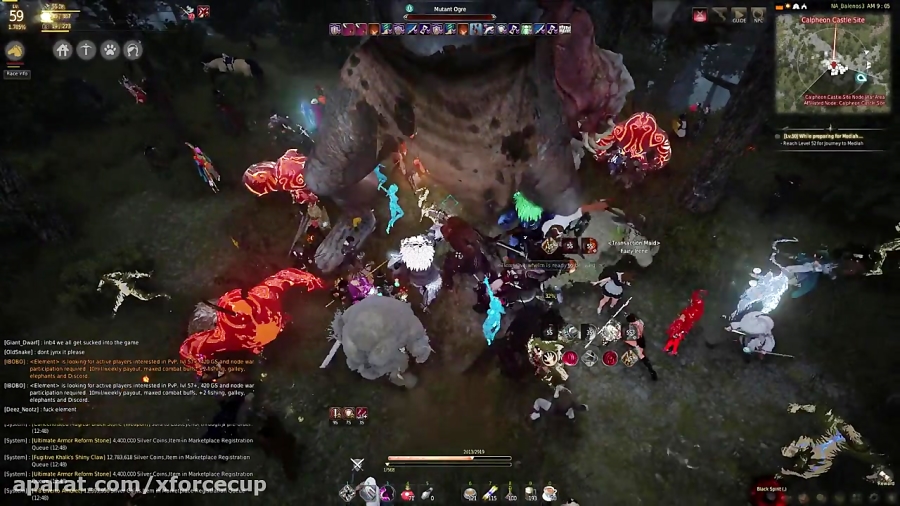 Black Desert Online - First Mutant Ogre Kill on NA!