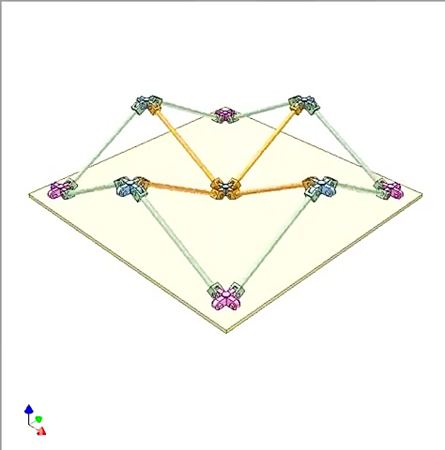 Folding a square frame 1