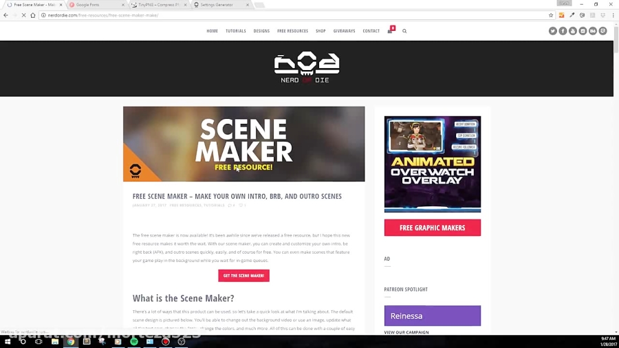 FREE SCENE MAKER - Make Custom Intro, Outro, and BRB Scenes for Twitch ...