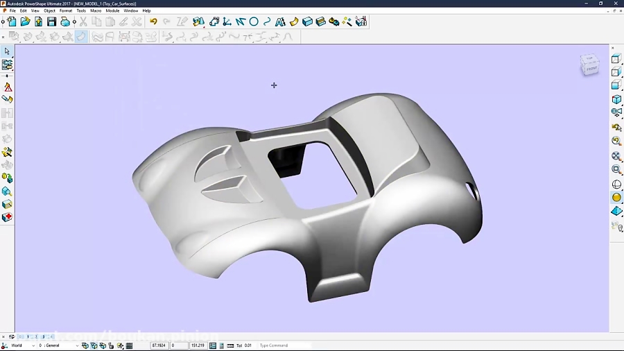 PowerShape Getting Started - Tutorial 1 - Importing customer models