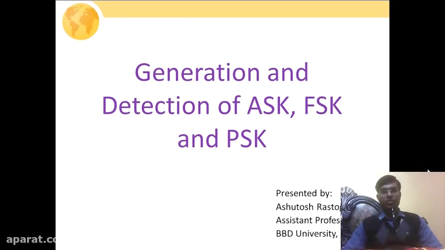 Generation and Detection of ASK, FSK and PSK part 1