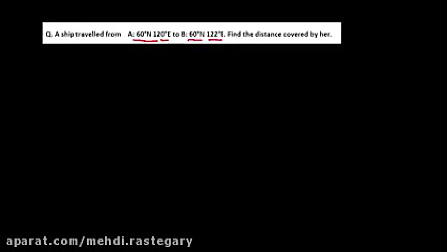 Navigation _ Parallel Sailing_ Q1_ Part 1